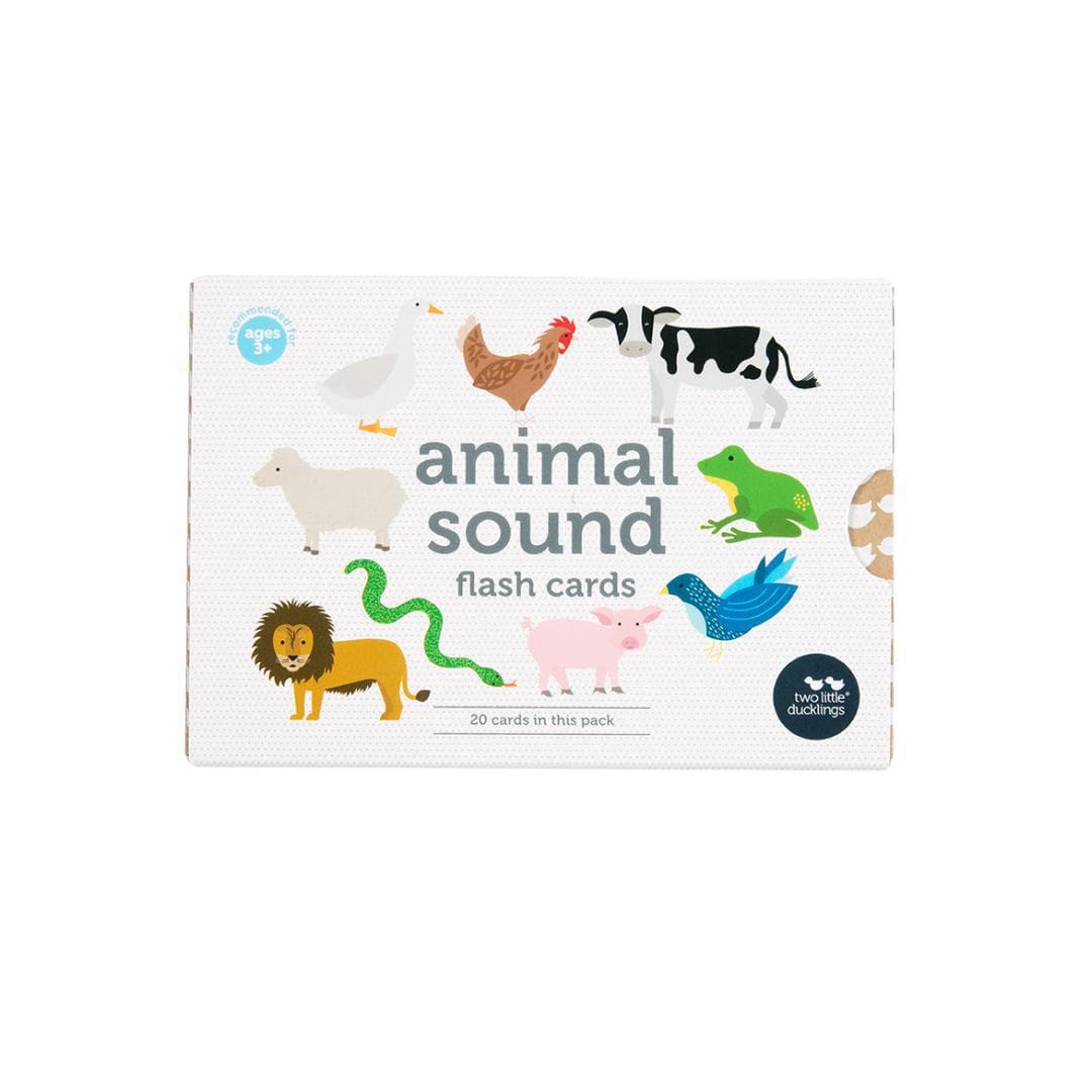Animal Sounds Flash Cards by Two Little Ducklings – My Happy Helpers