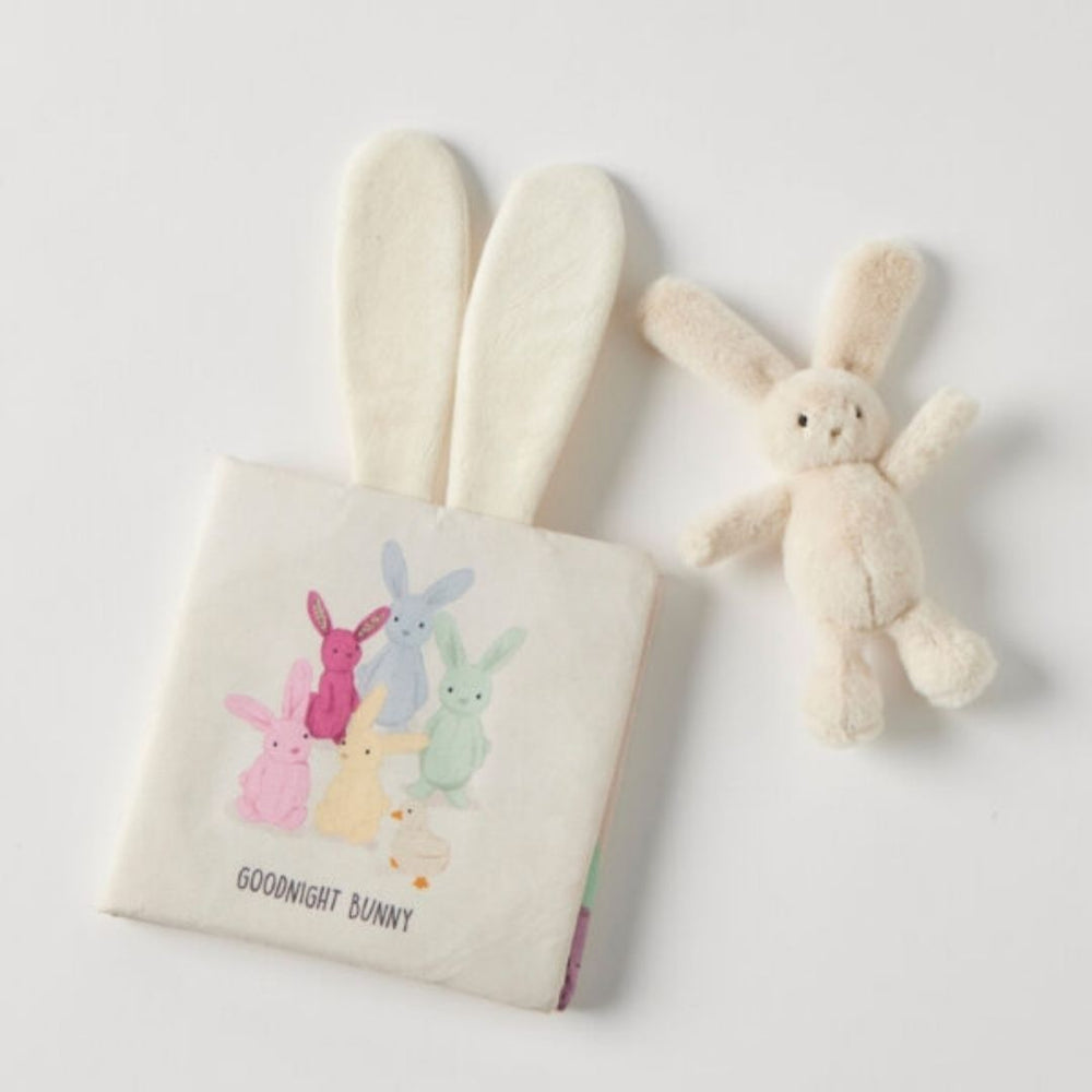 Jiggle & Giggle | Goodnight Bunny Activity Fabric Book & Toy Set – My ...