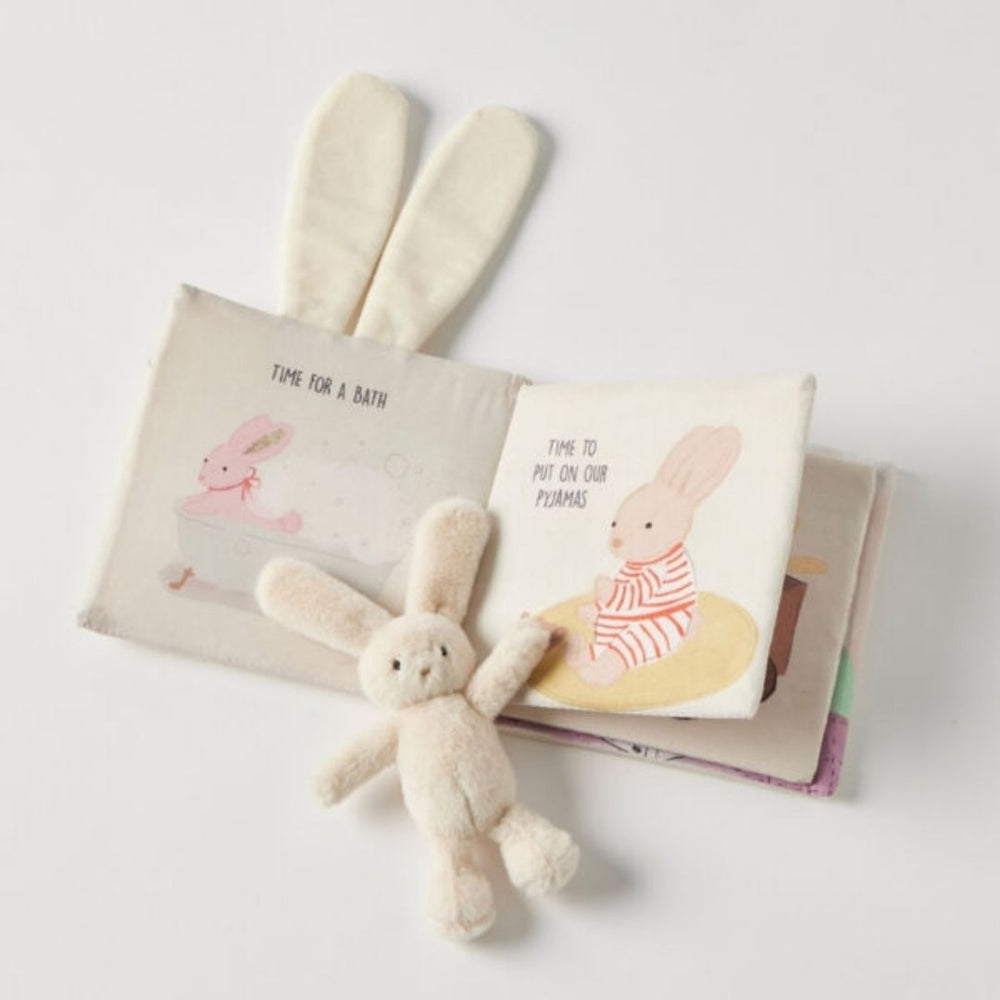 Jiggle & Giggle | Goodnight Bunny Activity Fabric Book & Toy Set – My ...