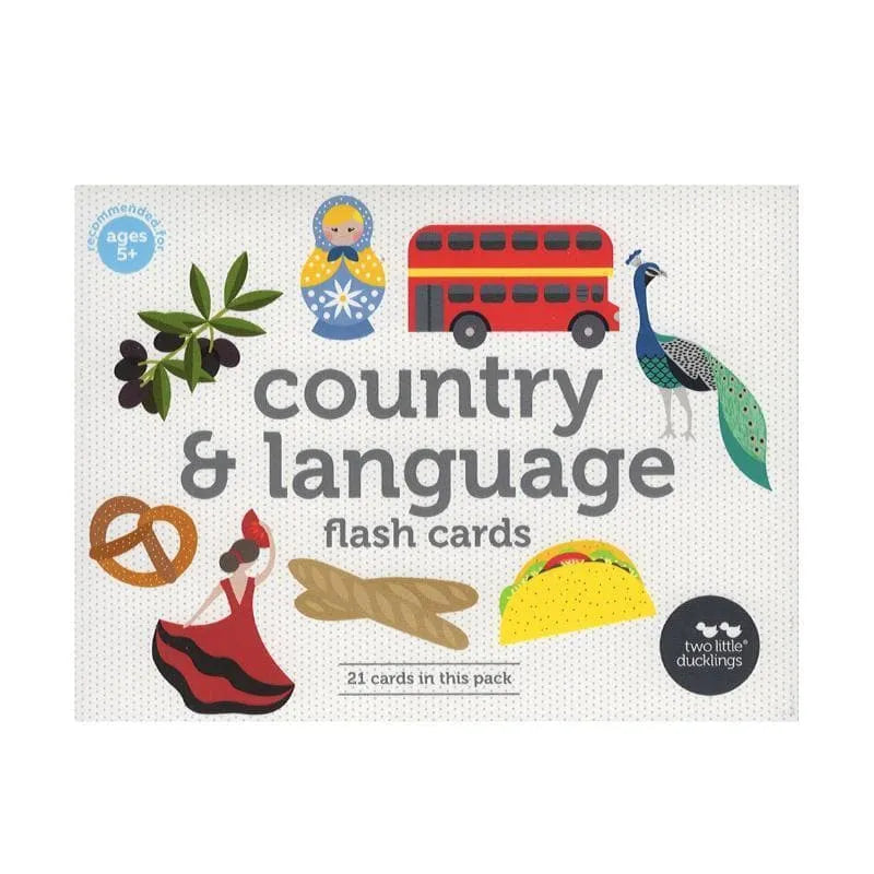 Country Flash Cards | Language Theme Flash Cards – My Happy Helpers