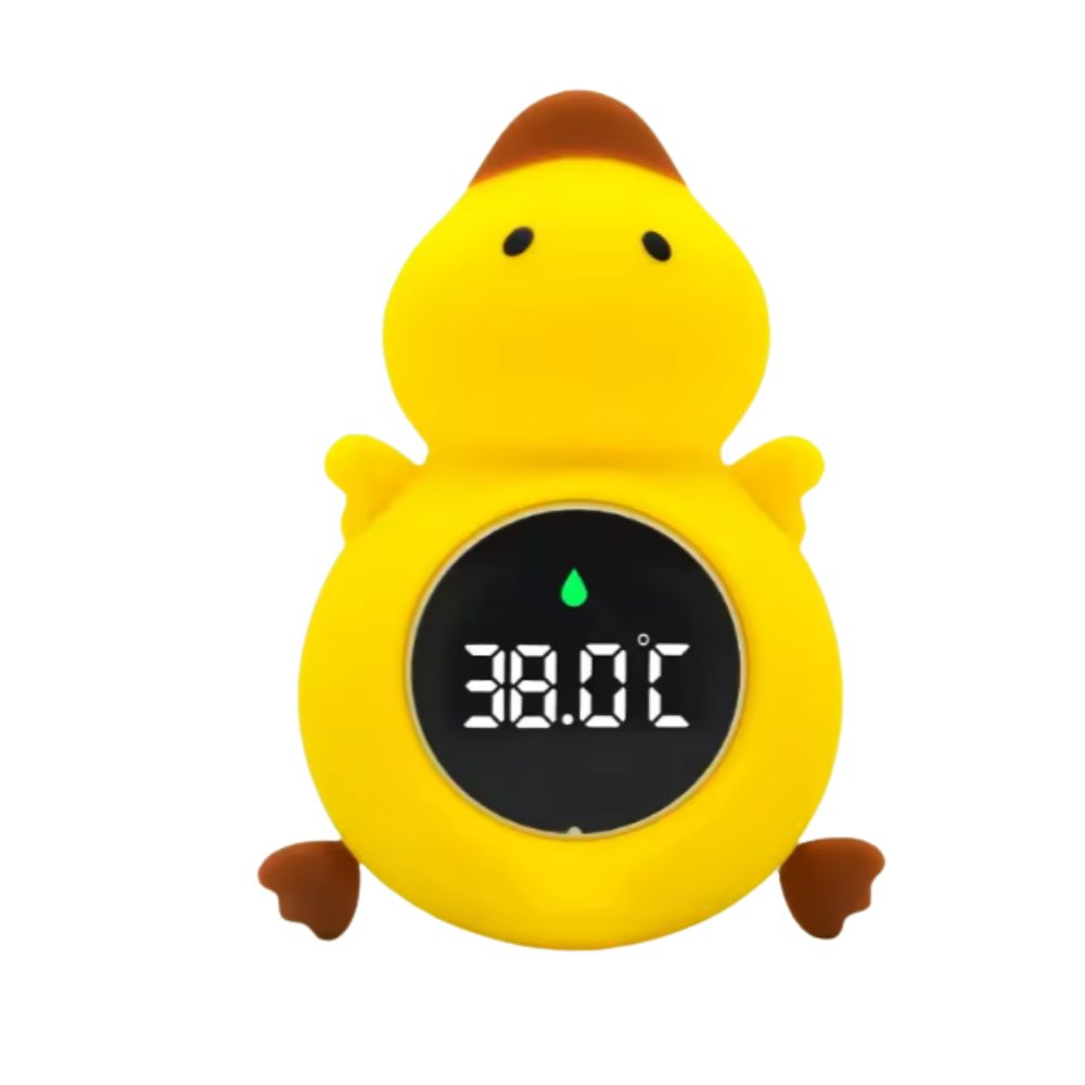 Yellow Duck Baby Bath Thermometer – LCD, Waterproof, Rechargeable – My ...