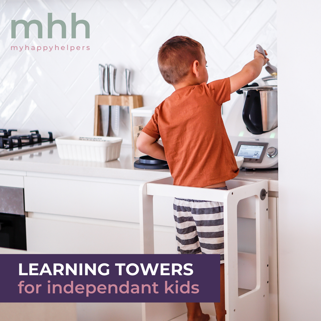 Safe Learning Tower | Safe Kids Step Stool - Australia