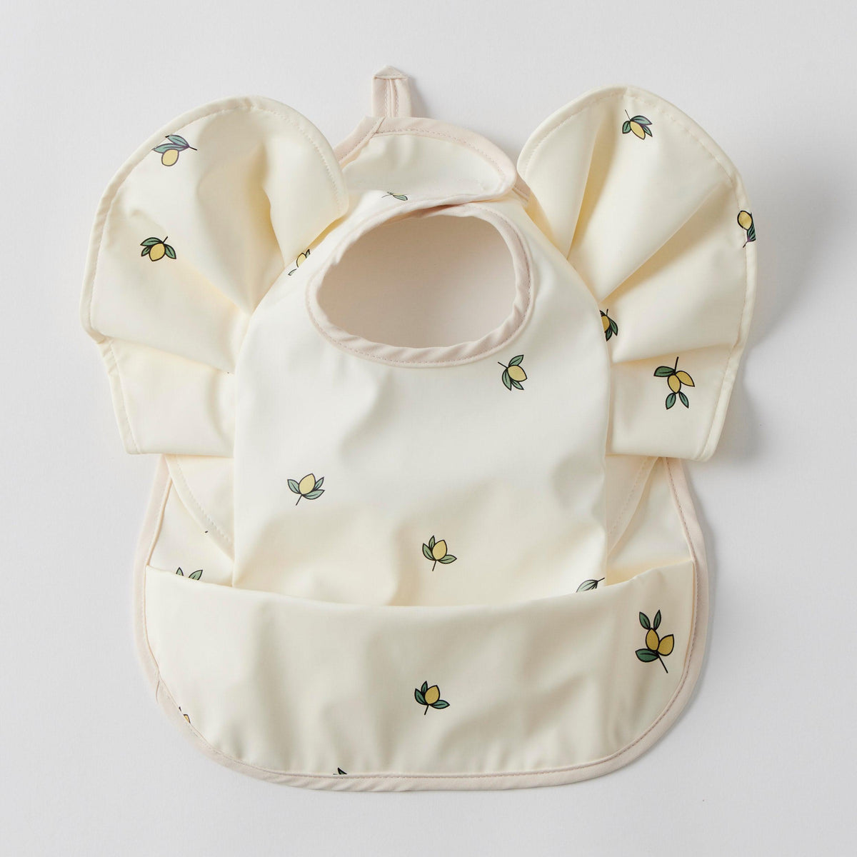 Lemon Gingham Frilled Bib for Babies – My Happy Helpers