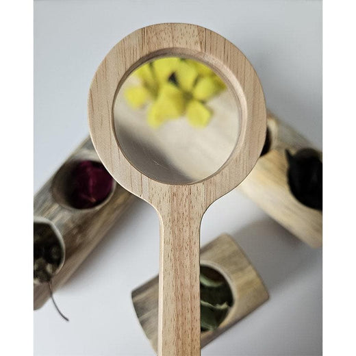 Wooden Magnifying Glass for Kids - Explore, Discover, and Learn Through ...