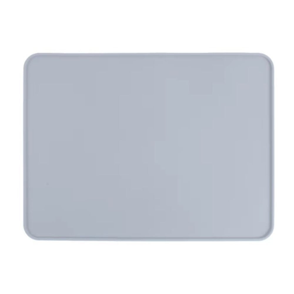Silicone Placemat with Raised Edges | Storm Grey – My Happy Helpers