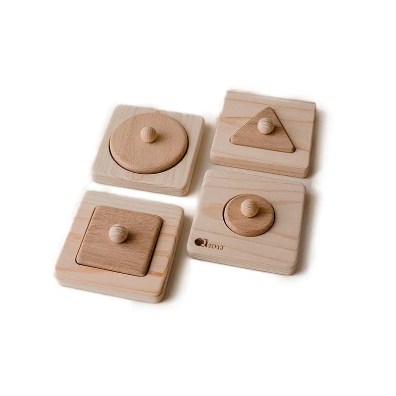 QToys Single Shape Puzzle - set of 4 | My Happy Helpers