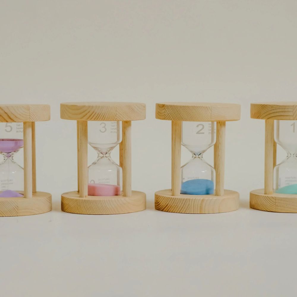 Wooden Sand Timers Set of 4 – My Happy Helpers