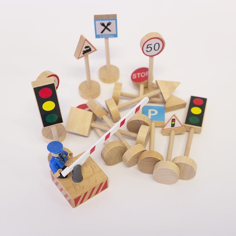 Wooden Road & Rail Signs | Road Signs for Kids | My Happy Helpers – My ...