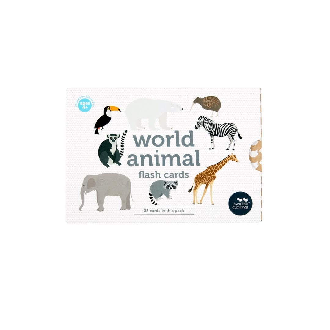 World Animals Flash Cards by Two Little Ducklings – My Happy Helpers