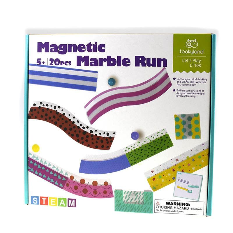 Magnetic Marble Run Tracks | My Happy Helpers